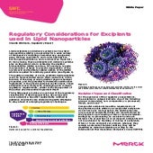 Regulatory Considerations for Excipients used in Lipid Nanoparticles | PDF