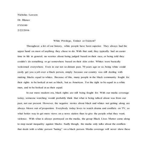 White privilege | PDF