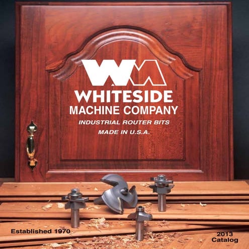 Whiteside Machine Company Router Bit Catalog | PDF