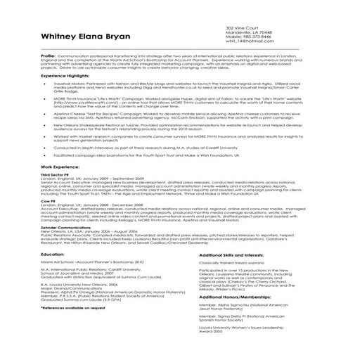 Whitney bryan resume | PDF