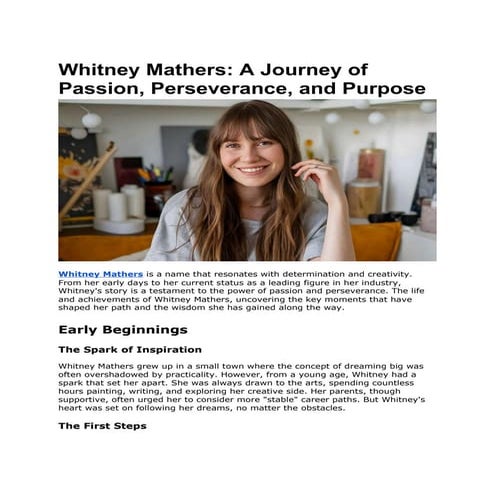 Whitney Mathers_ A Journey of Passion, Perseverance, and Purpose.docx