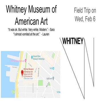 Whitney museum history | PDF