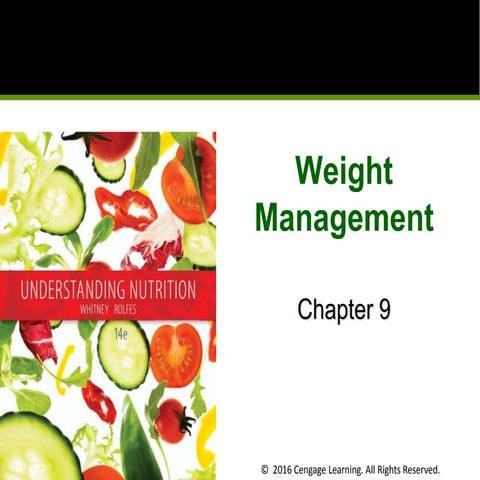 Chapter 9 Weight Management | PPTX