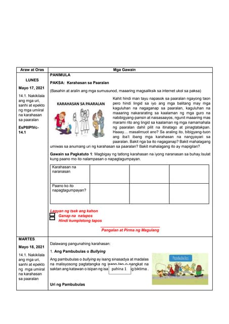 Pambubulas / bullying | PPT