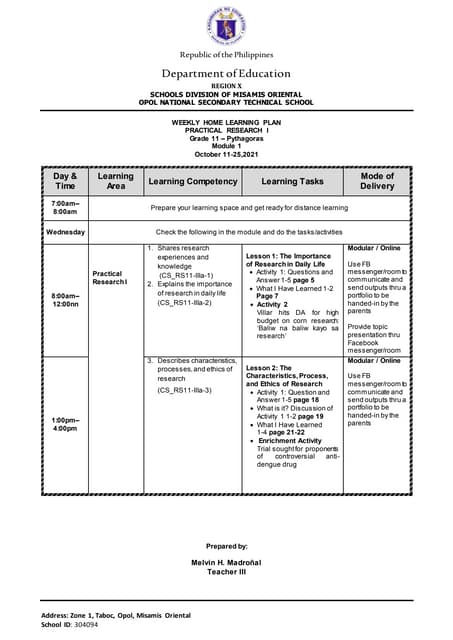 Home Weekly Plan Week 4 q2 njes Math4.docx