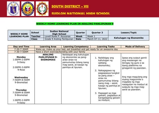 Weekly Home learning Plan.docx