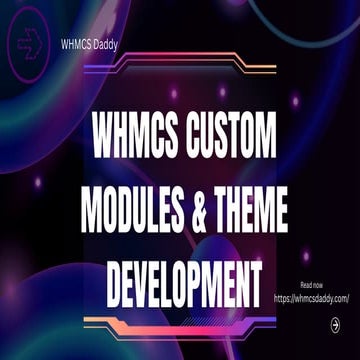 WHMCS Module and Custom Development | PPTX