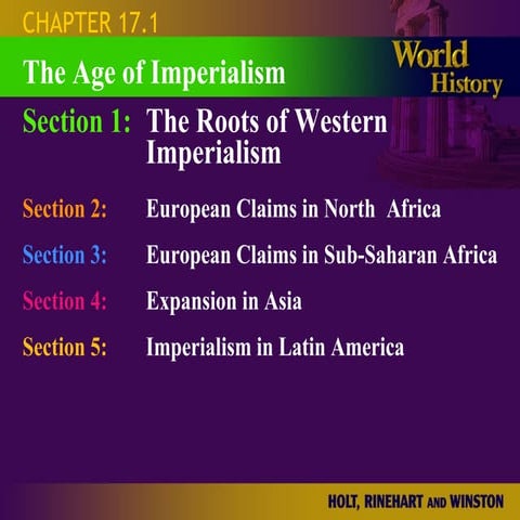 Lesson One - Introduction to Imperialism | PPT