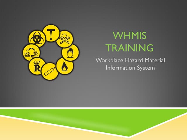 WHMIS Training | PPTX