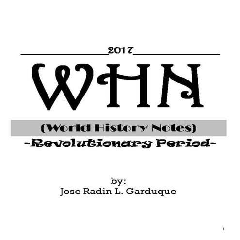 Revolutionary Period | PPT