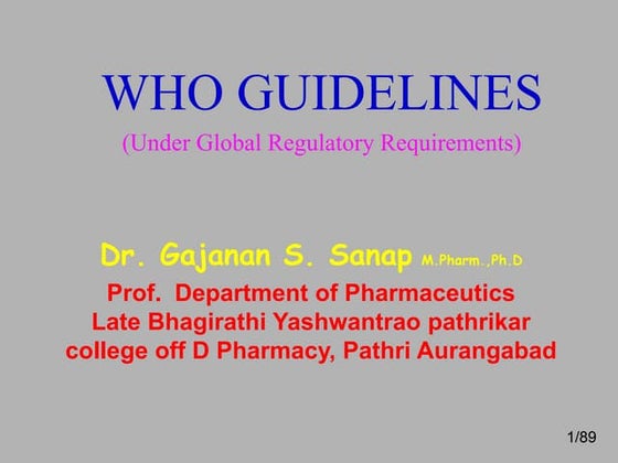 ICH Safety Guidelines | PPT