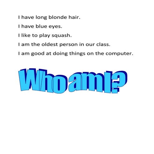 Who Am I | DOCX | Hair Care | Beauty