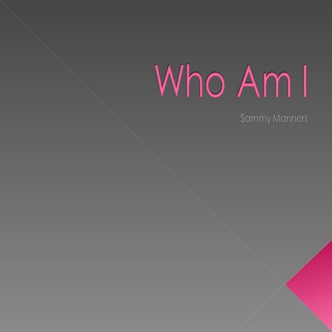 Who Am I? | PPT