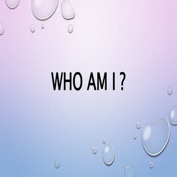 Siapa saya, who am I menjalani hidup.pptx