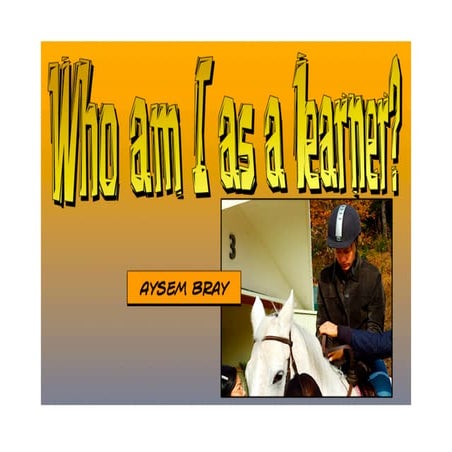 Who Am I As A Learner.Ppt