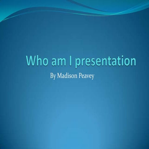 Who am i presentation | PPTX