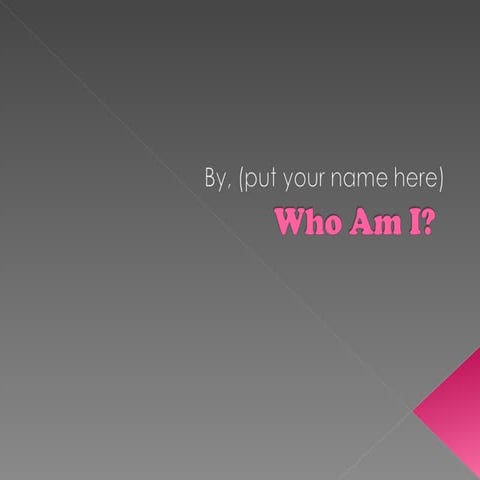 Who+Am+I+Template | PPT