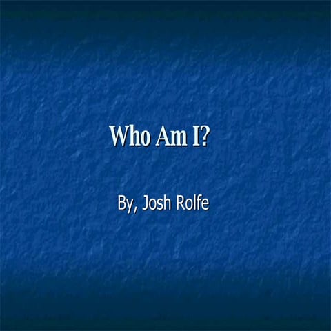 Who+Am+I+Template | PPT