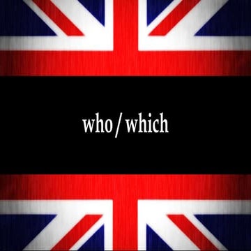 Who and which | PPTX