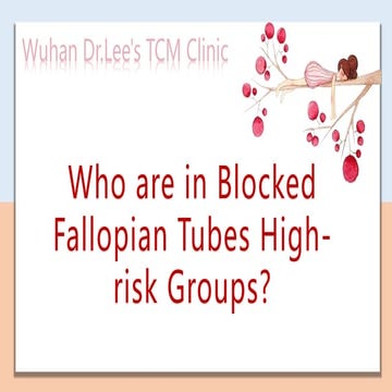 Who are in Blocked Fallopian Tubes High-risk Groups? | PPTX
