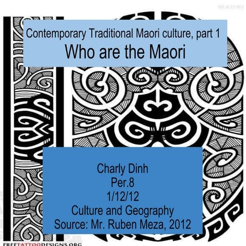 The maori background | PPT