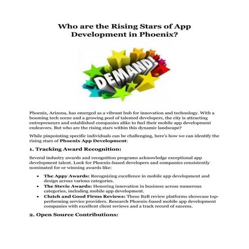 Phoenix Website Redevelopment Key Factors Affecting the Cost | PDF