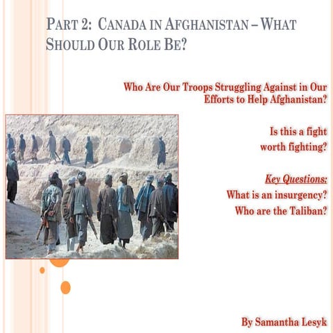 The Taliban | PPTX