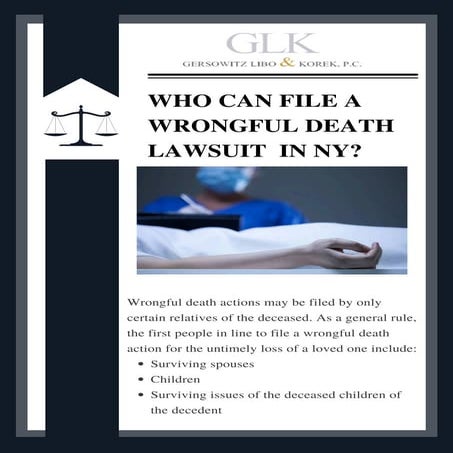 Who Can File a Wrongful Death Lawsuit in NY | PDF
