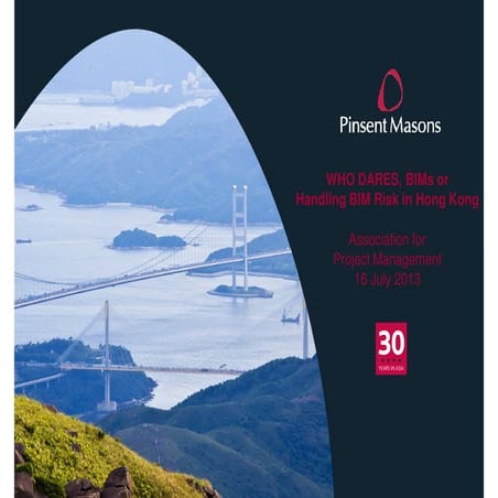Handling BIM Risk in Hong Kong | PDF
