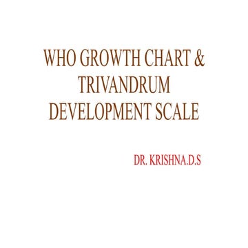 Who growth chart | PPTX