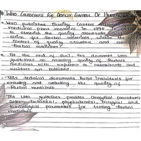 who guidelines.pdf B. pharmacy 8th sem qc and standardization of ...
