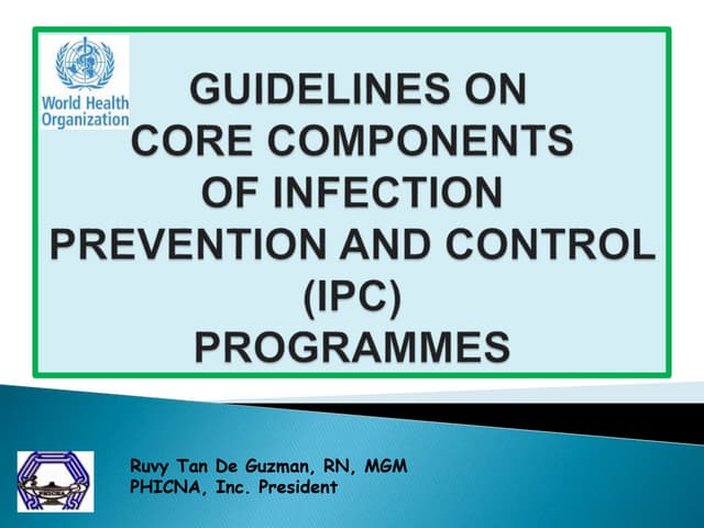 Infection prevention and control | PPTX