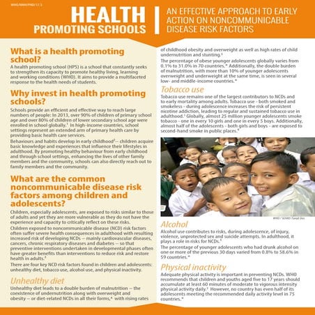 WHO health promoting school | PDF