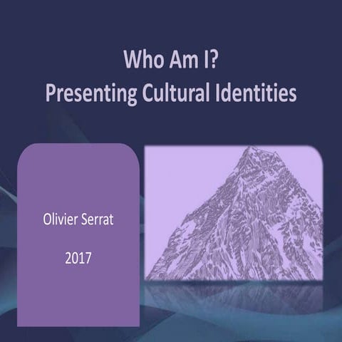Who Am I? Presenting Cultural Identities | PPTX