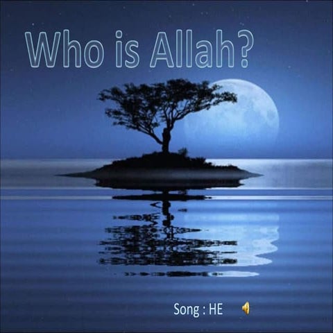 Who is allah | PPS