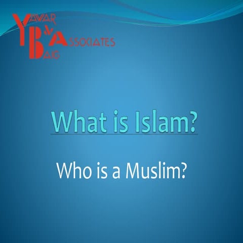 Who is a Muslim? | PPT