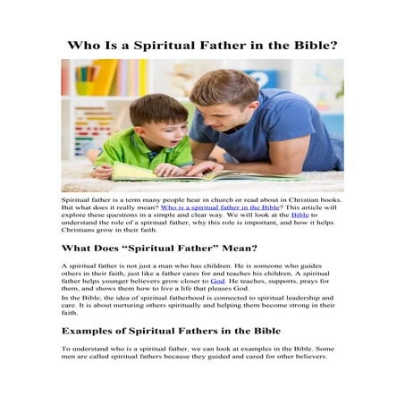 Who Is a Spiritual Father in the Bible.docx