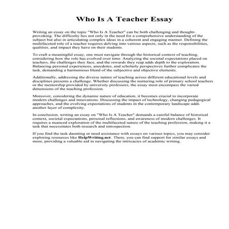 Who Is A Teacher Essay.pdf