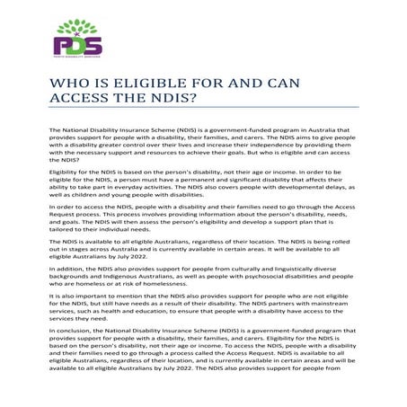 WHO IS ELIGIBLE FOR AND CAN ACCESS THE NDIS.pdf
