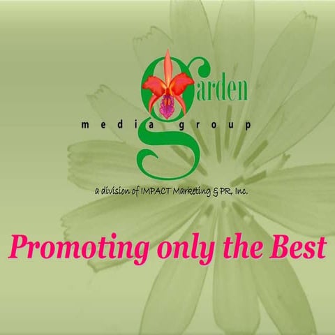 Who is Garden Media Group & What Can They Do For Us? | PPSX | Media Industry | Industries