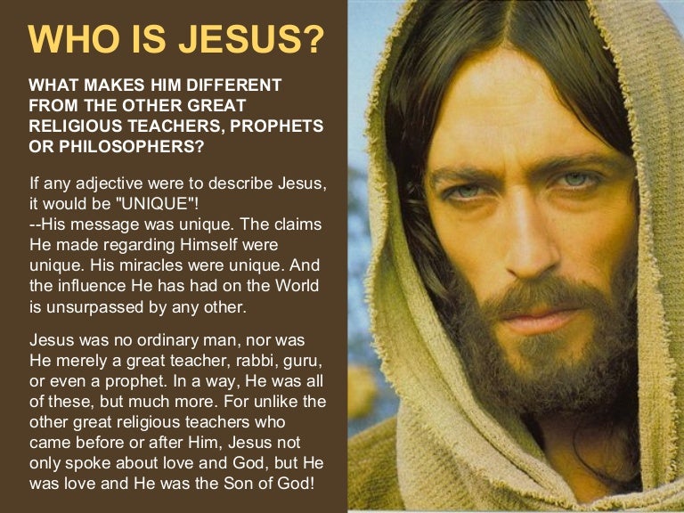 Who is jesus