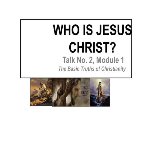 Who is Jesus Christ? | PPTX