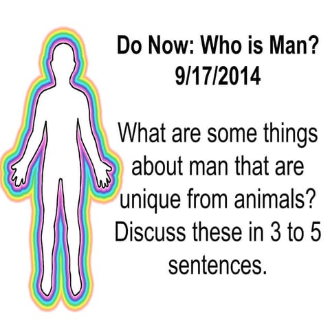 Who is man? | PPTX