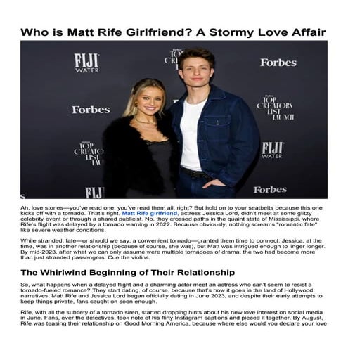 Who is Matt Rife Girlfriend, a stormy Affair.docx