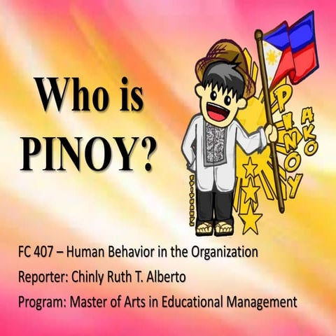 Who is PINOY | PPTX | Careers