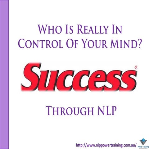 Who is Really in Control of your Mind | PPT