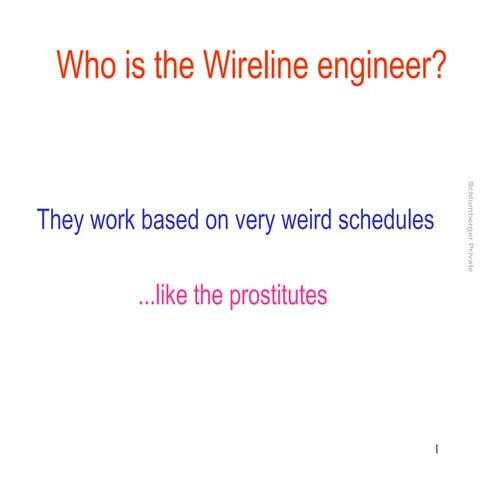 Who is the_wireline_engineer | PPT