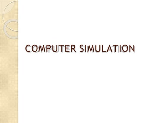 Computer simulations in pharmacokinetics and pharmacodynamics | PDF