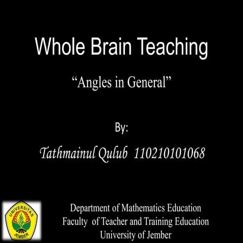 Whole brain teaching | PPTX