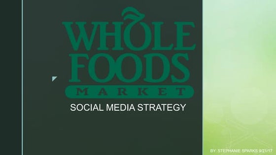 Social Media Project 1 | PPT